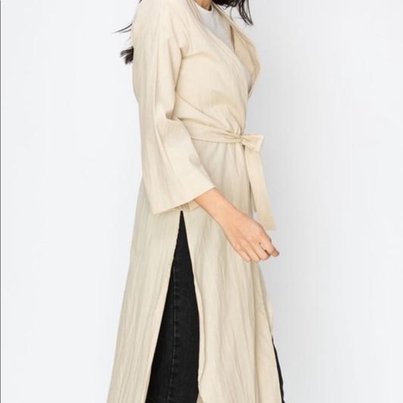Jackets & Coats | Womens Linen Duster With Belt | Poshmark